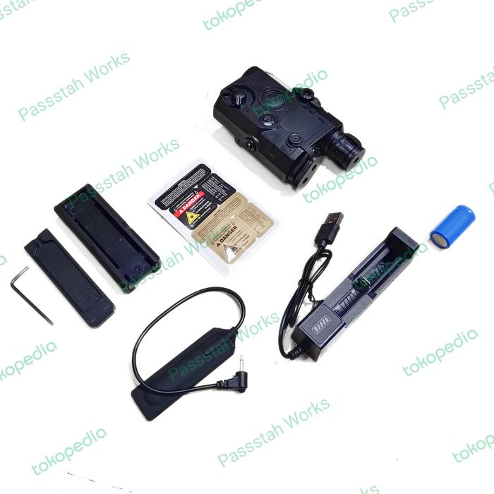 Jual Dummy ANPEQ-15 PEQ 15 Gen III With Red Laser Senter Tail Switch ...