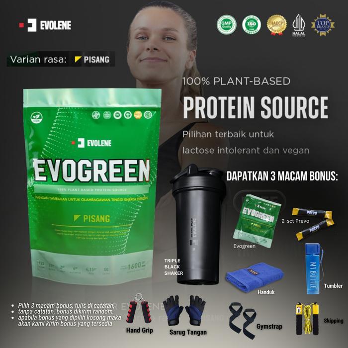 Jual Evolene Evogreen Vegan Plant Based Suplemen Fitnes 50 Serving BPOM - Jakarta Pusat ...