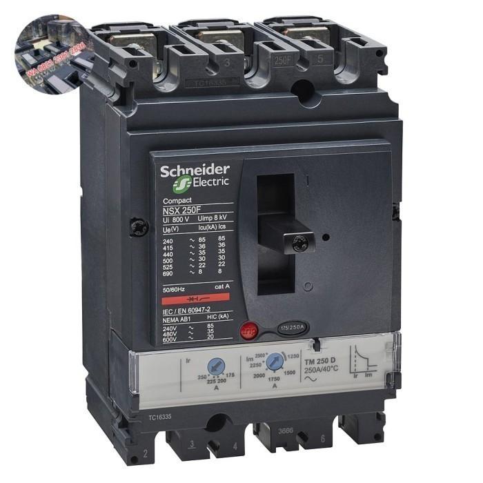 Jual SCHNEIDER MCCB NSX160F 3P 160A 36KA MICROLOGIC 2.2 NEW ORIGINAL - Jakarta Pusat ...