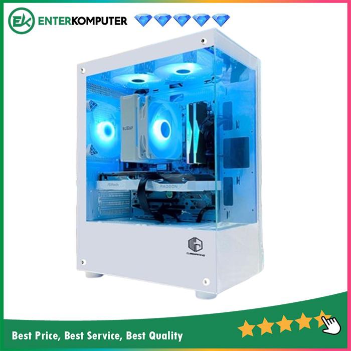 Jual Casing PC CUBE GAMING ZUARV WHITE - mATX Gaming Case - Tempered ...