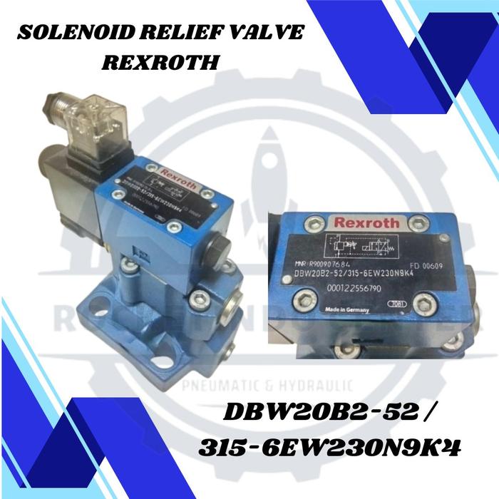 Jual SOLENOID RELIEF VALVE REXROTH DBW20B2-52/315-6EW230N9K4 - Jakarta Barat - Rocketindo Center ...