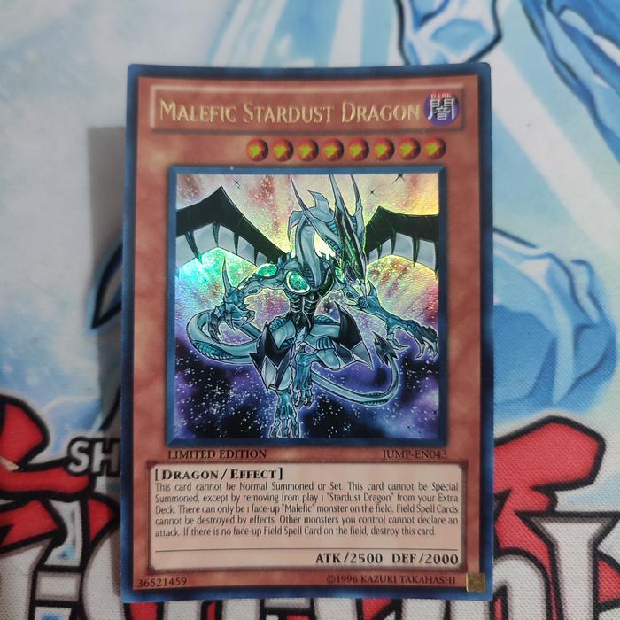 Jual yugioh malefic stardust dragon JUMP ultra rare original - Jakarta ...