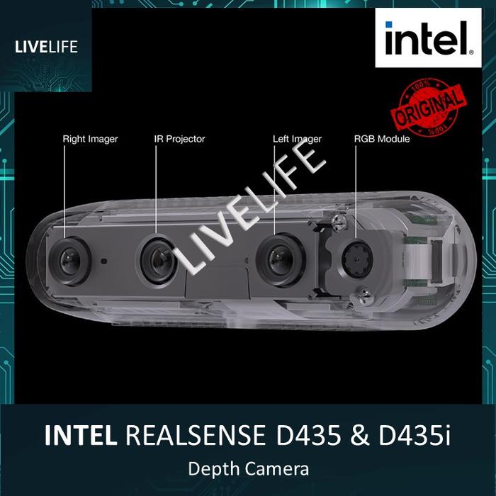 Jual Intel Realsense D435 Series - Depth Camera / Kamera Kedalaman ...