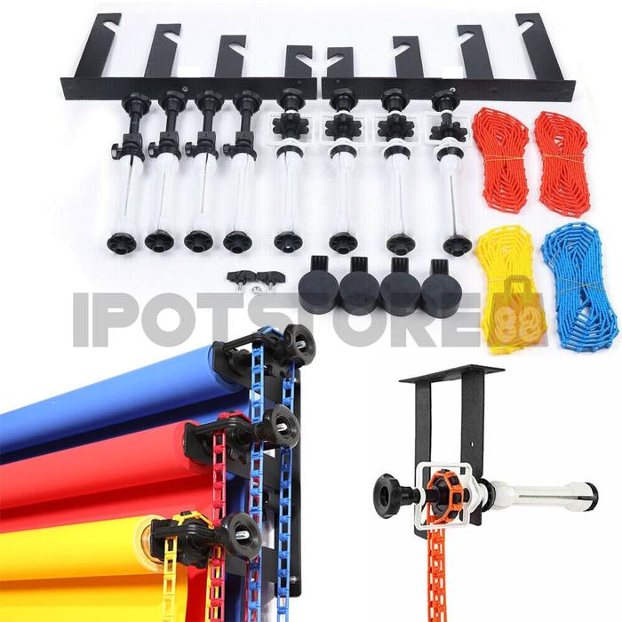 Jual Stand Backdrop Tiang Background Expander 6 Roller Pro Foto Studio ...