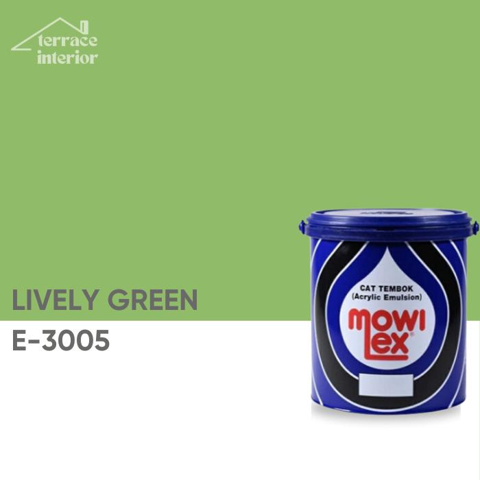 Promo Cat Tembok Mowilex Emulsion warna Hijau 20 L - Lively Green ...