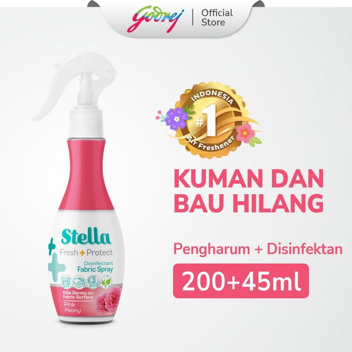 Promo Disinfektan Fabric Spray Stella Fresh & Protect Pink Peony 200ml ...