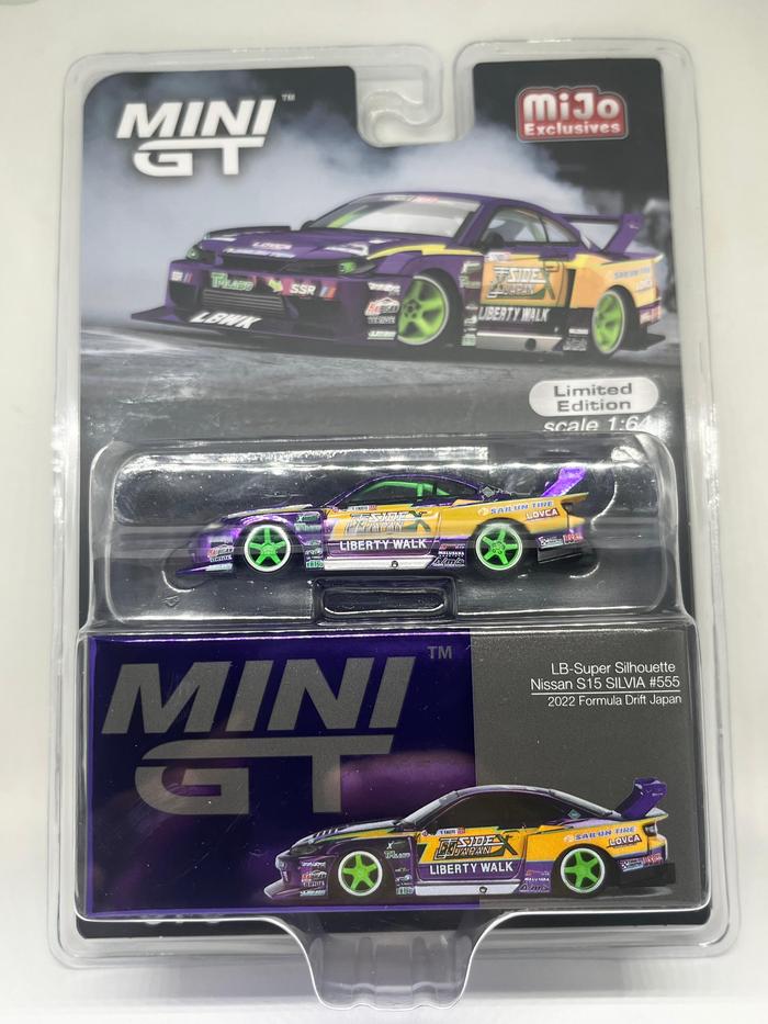 Jual MINI GT 576 MIJO LB SUPER SILHOUETTE NISSAN S15 SILVIA #555 2022 ...