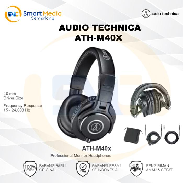 Promo Audio Technica ATH-M40X Professional Monitor Headphones Cicil 0% 3x - Kota Makassar ...