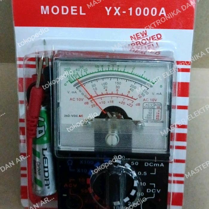 Jual multimeter multitester multi meter tester visero kecil mini yx ...