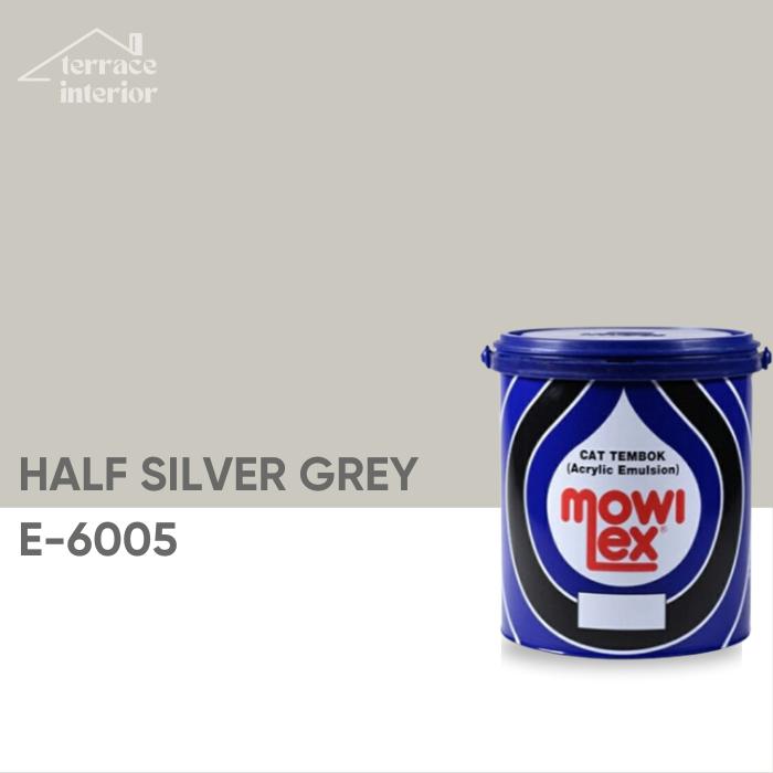 Jual Cat Tembok Mowilex Emulsion warna Abu 2.5 L - H Silver Grey ...