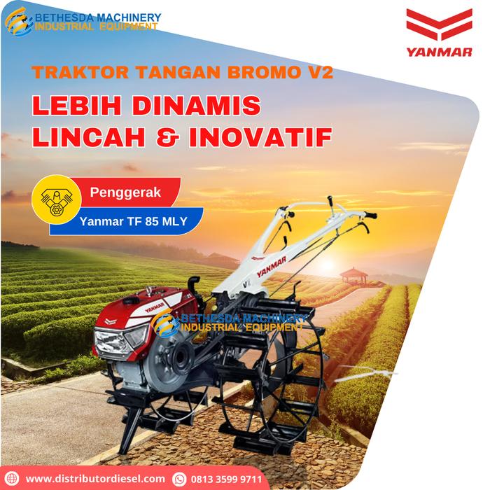 Jual Mesin Traktor Bajak Sawah Yanmar Bromo PRO V2 - Lengkap Diesel 8.5 HP - Kota Surabaya ...