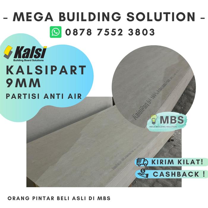 Jual KalsiPart 9mm - Papan KalsiBoard, Papan Partisi, Fiber Semen ...
