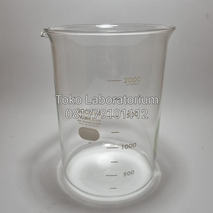Jual Beaker Glass 3000 ml Low Form IWAKI - Kota Depok - Ola ...