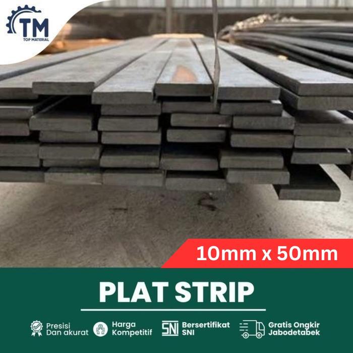 Jual Plat Strip 10mm x 50mm x 6 Meter SNI Besi Flat Bar - Kab ...