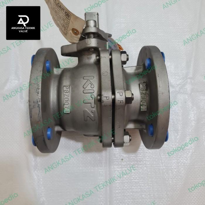 Jual BALL VALVE KITZ 3/4" INCH STAINLESS STEEL SS304 DN20 JIS 10K FLANGE - Jakarta Barat ...