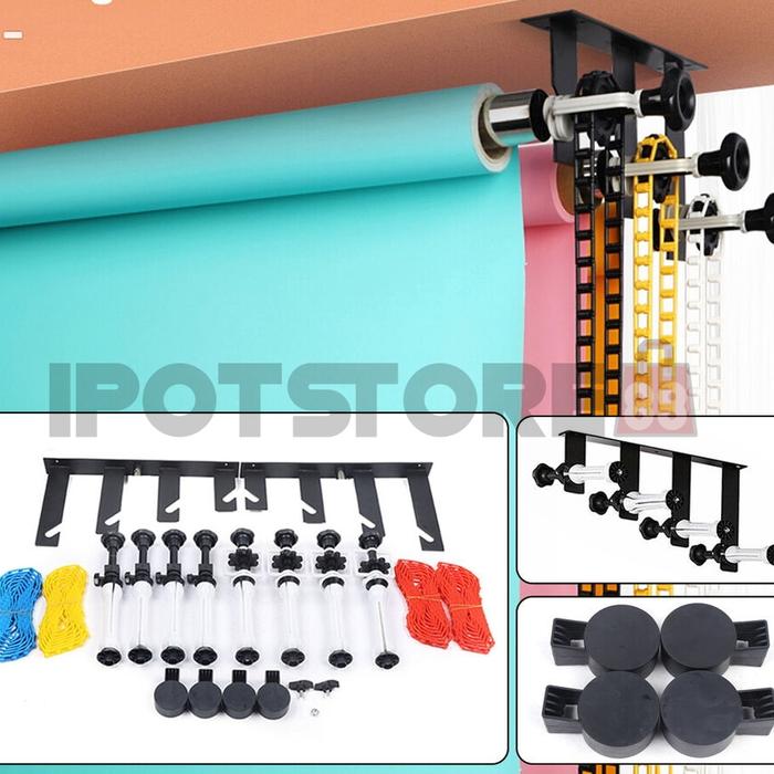 Jual Stand Backdrop Tiang Background Expander 4 Roller Pro Foto Studio ...