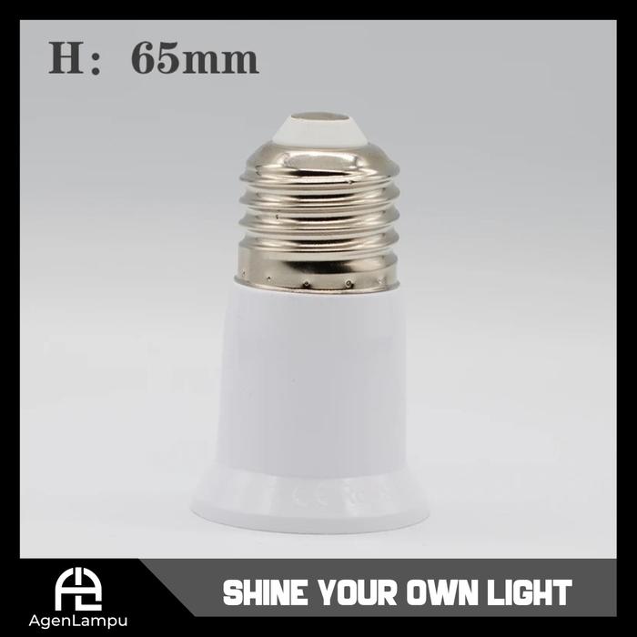 Jual Fitting Sambungan Lampu E27 / Socket Pemanjang Fiting Dudukan ...