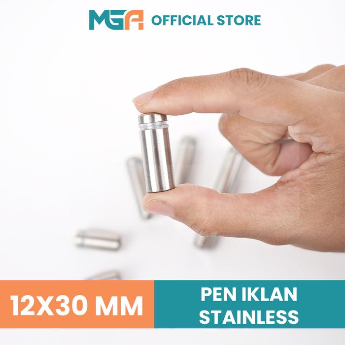 Jual PEN IKLAN STAINLESS 12MM / BAUT AKRILIK / BAUT KACA / SIGN BOARD ...