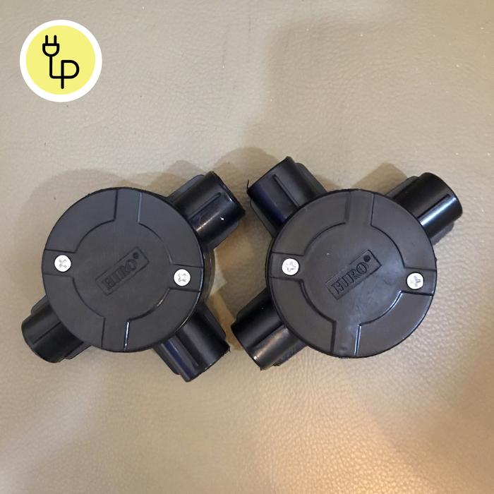 Jual T dus HITAM 3 cabang ukuran 20mm merk HIRO - Jakarta Utara ...