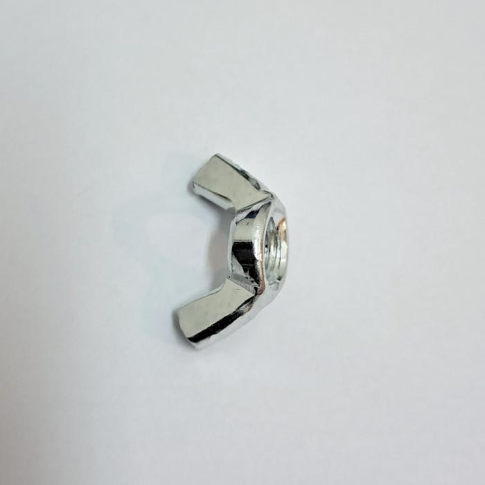 Jual Wing nut M8 besi / mur kupu-kupu M8 putih / mur kuping M8 putih ...