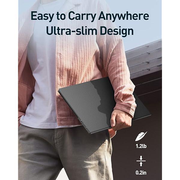 Jual Portable Monitor 16 Inch Layar 2,5K QHD IPS USB C PS XBOX LAPTOP ...