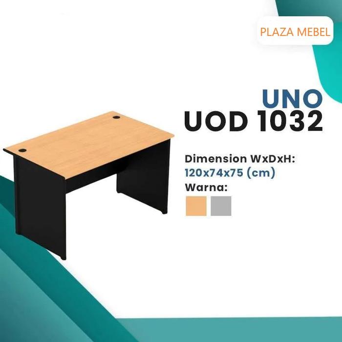 Jual Meja Tulis UNO 1/2 Biro 1032 ( TANPA LACI ) / Meja Kerja Serbaguna ...