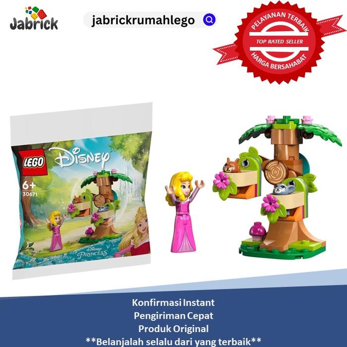 Jual LEGO 30671 Disney Princess Aurora's Forest Playground Polybag ...