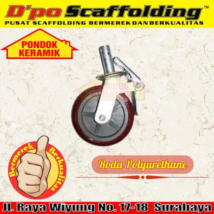 Jual Steger / Perancah / Scaffolding Tangga Mas (TM) - Roda 6" Poly ...