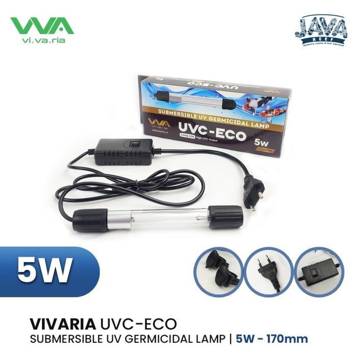 Jual Vivaria UVC ECO Ultra Violet Penjernih Air Aquarium Lampu UV Aquarium - 5W - Kota Tangerang ...