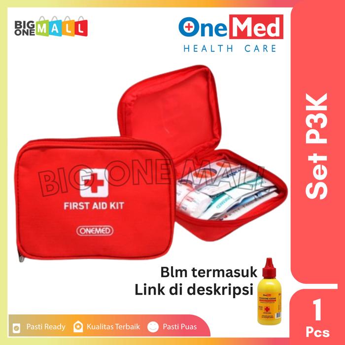 Promo Kotak P3K Set Portable Onemed isi Lengkap, P3K Pouch Dompet P3K ...