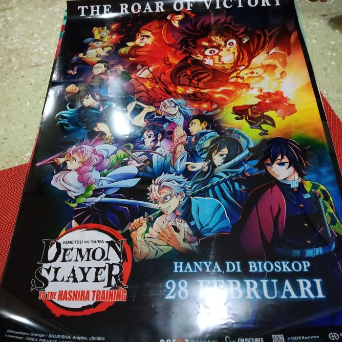 Jual poster film demon slayer to the hashira training - Kota Bandung ...