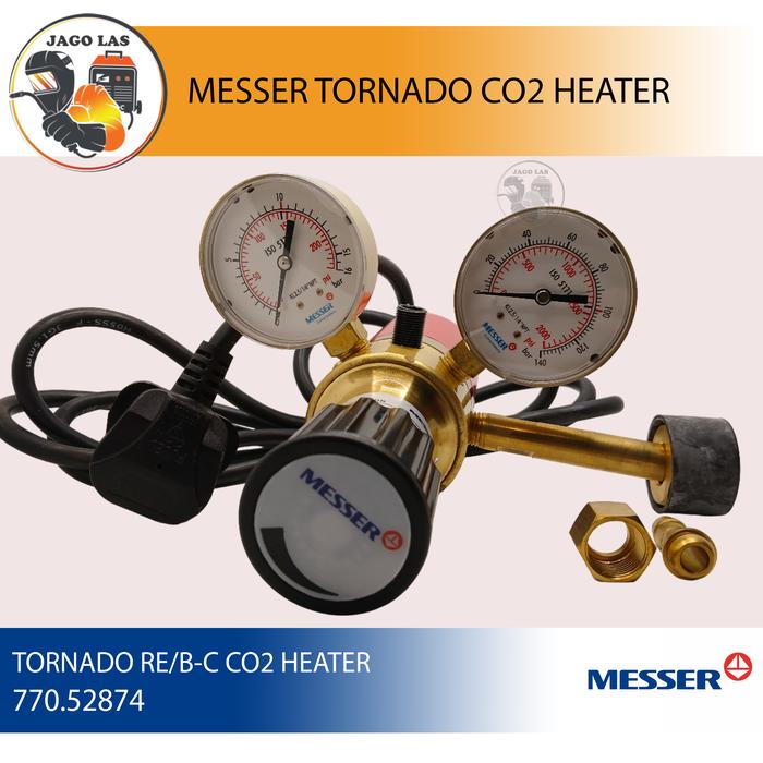 Jual Regulator Co2 Heater 10 Bar seri Tornado MESSER ORIGINAL GERMANY ...