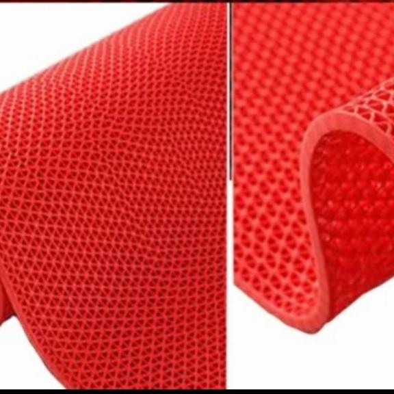 Jual s mat karpet pvc karet kamar mandi lubang anti licin - Merah ...