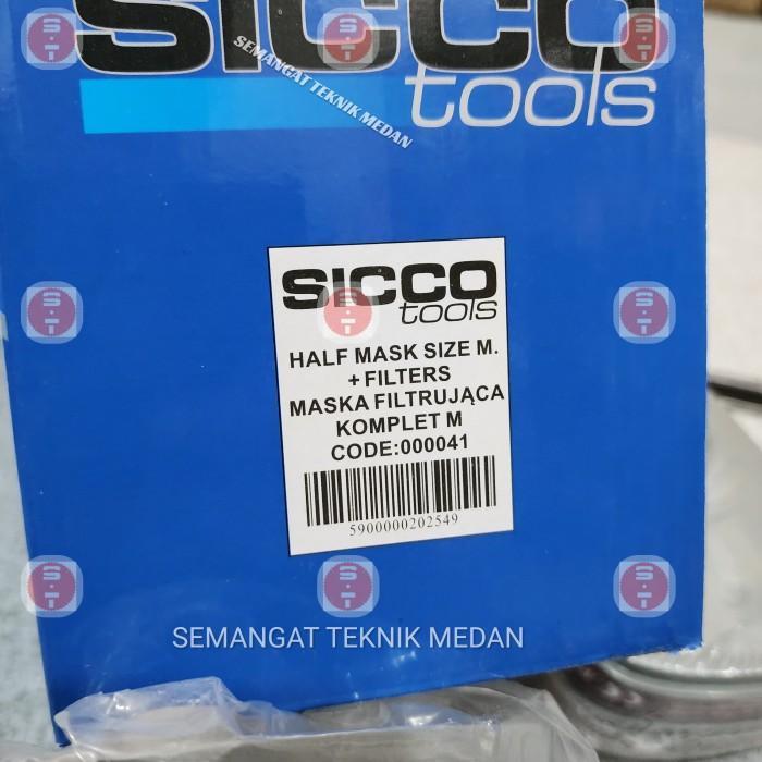 Jual MASKER GAS CAT SAFETY MASK RESPIRATOR 6200 SICCO - Kota Bekasi ...