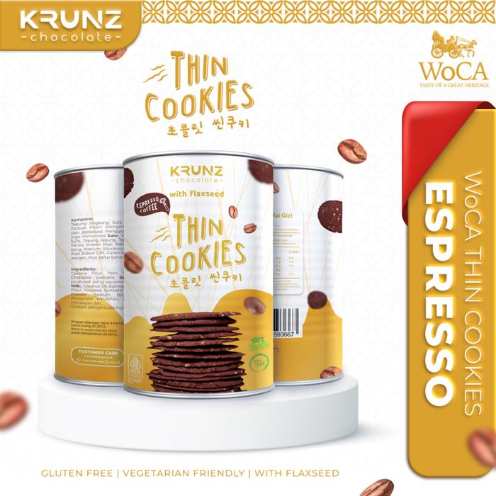Promo WoCA Thin Cookies Krunz Chocolate Espresso - Kota Tangerang ...