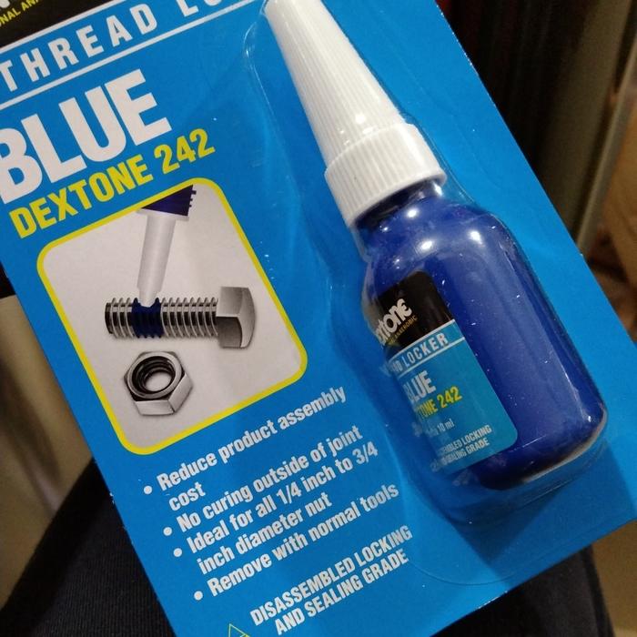 Jual Dextone Biru Thread Locker 242 Lem Baut Threadlock Di Seller ...