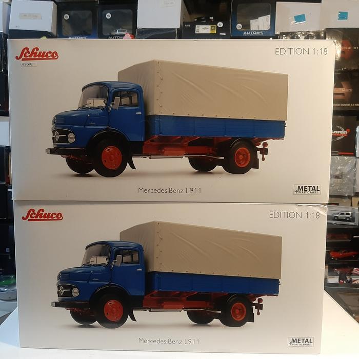 Jual diecast skala 1:18 Mercedes Benz L911 Nongnong by Schuco model ...