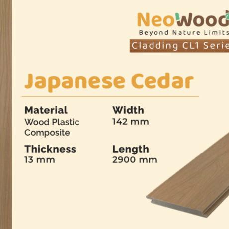 Jual WPC panel outdoor cladding cl 1 neo wood dinding kayu UV - Japanes ...
