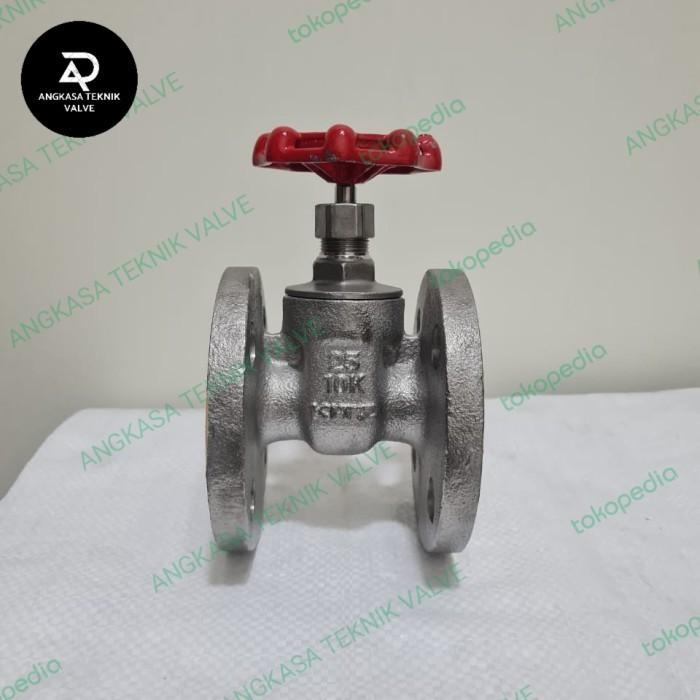 Jual GATE VALVE 2" INCH DN50 SS304 JIS 10K SCS13 STAINLESS 304 FLANGE - Jakarta Barat - ANGKASA ...