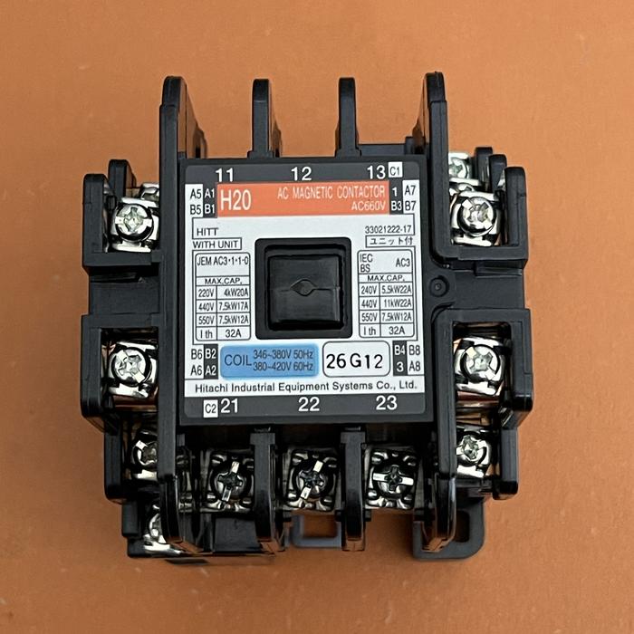 Jual Hitachi Magnetic Contactor H20 380V magnetic contactor hitachi H20 ...