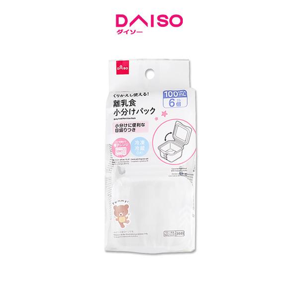 Jual Daiso Baby Food Partition Pack -100mL - 3.38fl oz - 6 pcs ...