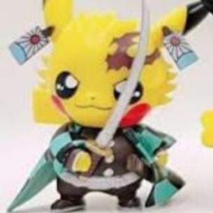 Jual Figure Pokemon Pikachu - Kimetsu No Yaiba/Demon Slayer ut topping ...
