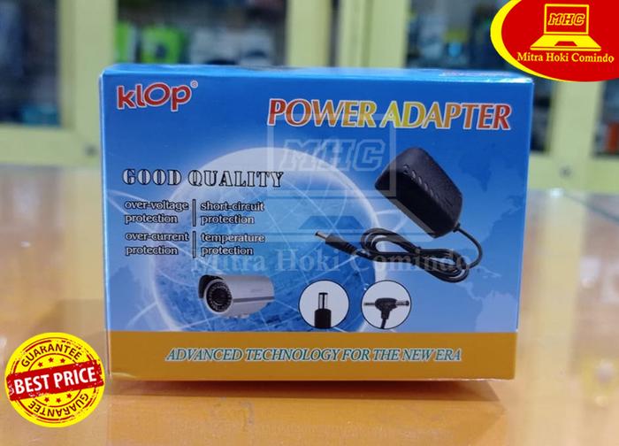 Jual Power Adapter 12v 1A Adaptor 2 pin KLOP Switching Power Supply 12 volt - Kota Medan ...