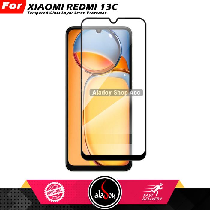 Jual Tempered Glass Xiaomi Redmi 13C Anti gores Screen Protector ...