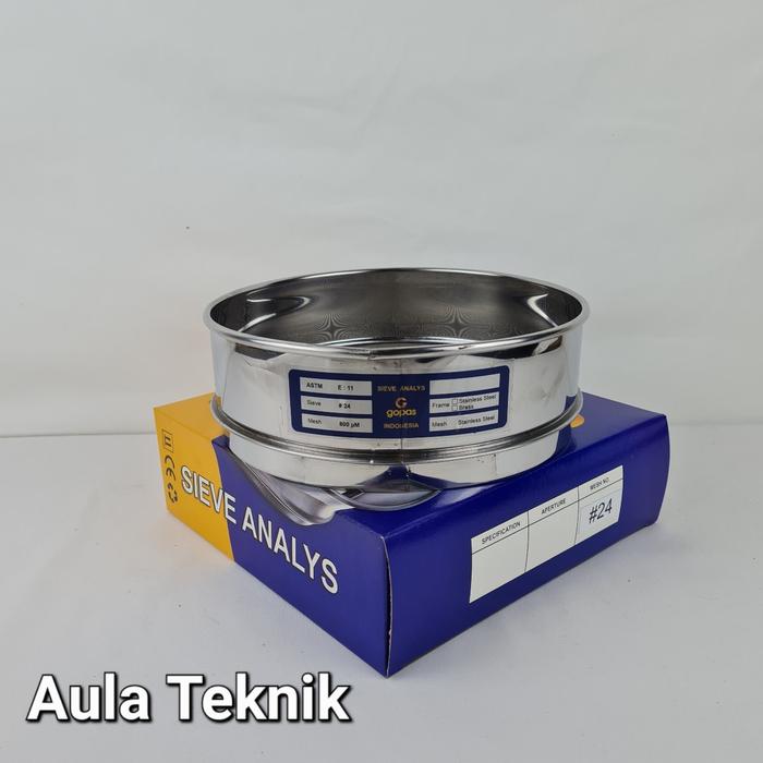 Jual Sieve Analysis Mesh 24, Saringan Mesh Appature : 800 Mikron - Kota ...