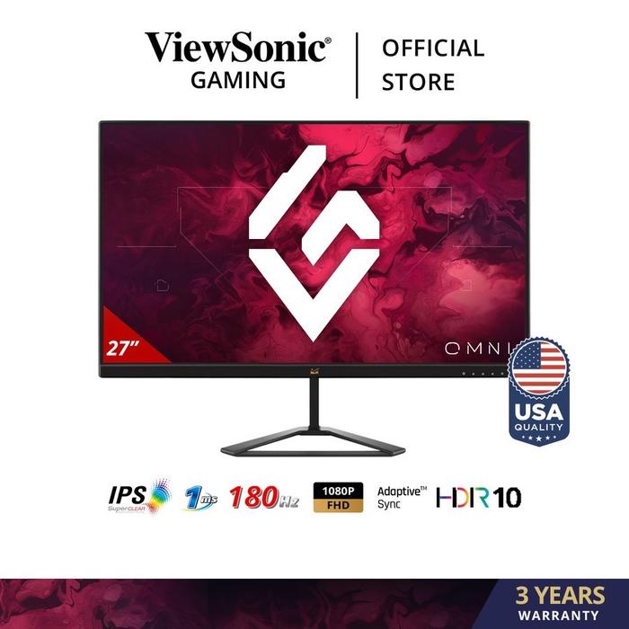 Jual LED VIEWSONIC VX2779-HD-PRO 27 INCH IPS FULL HD 180HZ GAMING MONITOR - Kota Bandung ...