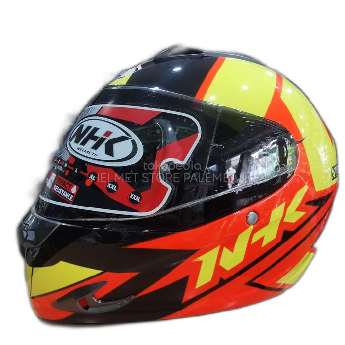 Jual HELM NHK FULL FACE NHK RACE PRO CORAK SINGLE SMOKE VISOR - Kota ...