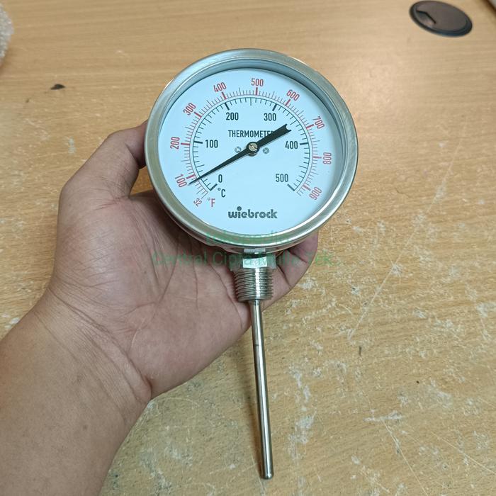 Jual Thermometer Gauge 3" inch 500°C Alat ukur Suhu/Temperatur Gauge ...