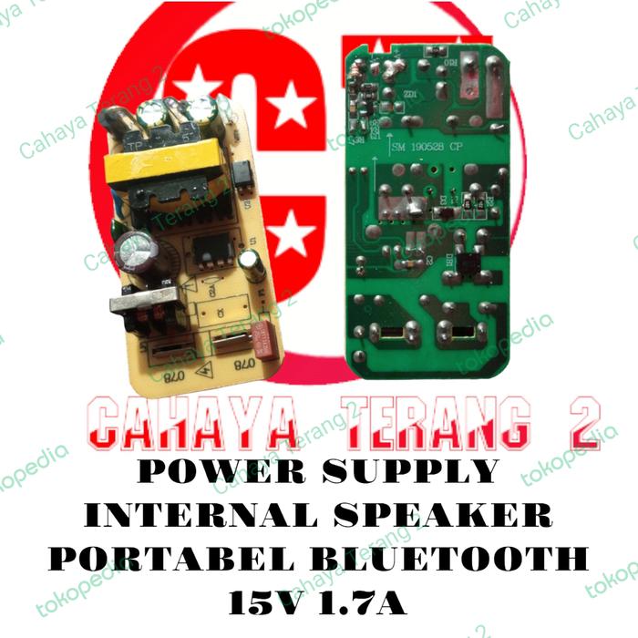 Jual Power Supply speaker Portabel Bluetooth 15V 1.7A Modul Speaker DAT ...