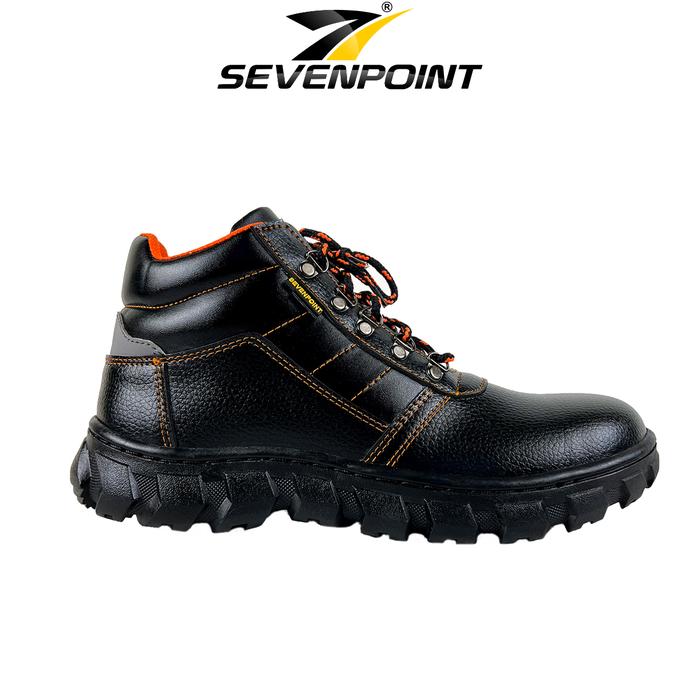 Jual Sepatu Safety boots Pria Wanita Original Sevenpoint Ujung Besi BS ...
